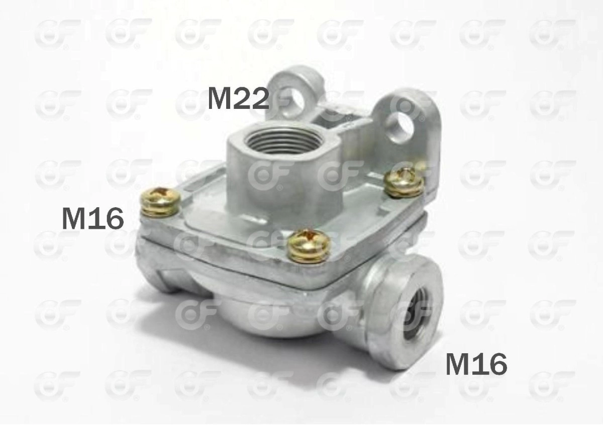 Valvula escape Rápido M22x1 M16x2 Scania